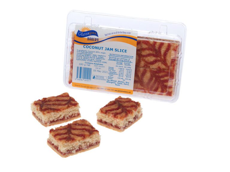 Slice Coconut & Jam - Glutenfree Bakery